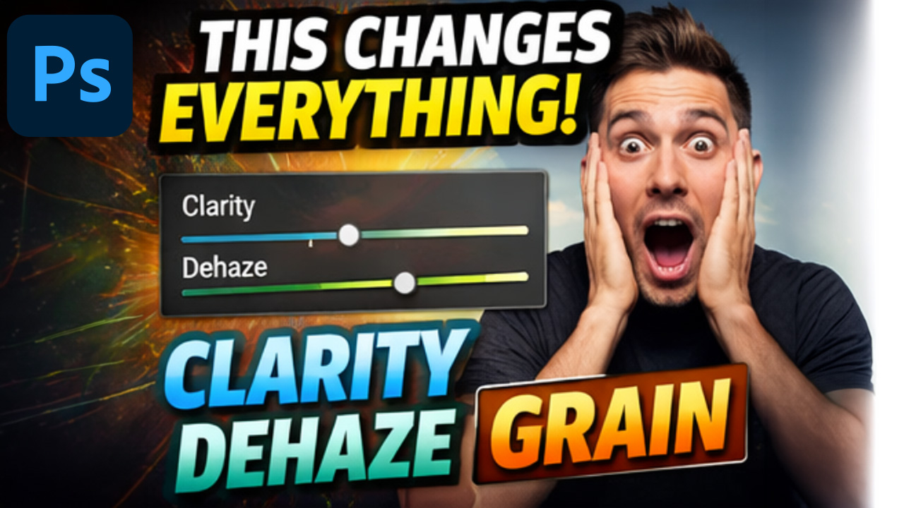 Photoshop’s New Clarity, Dehaze & Grain Adjustment Layers (Full Guide ...